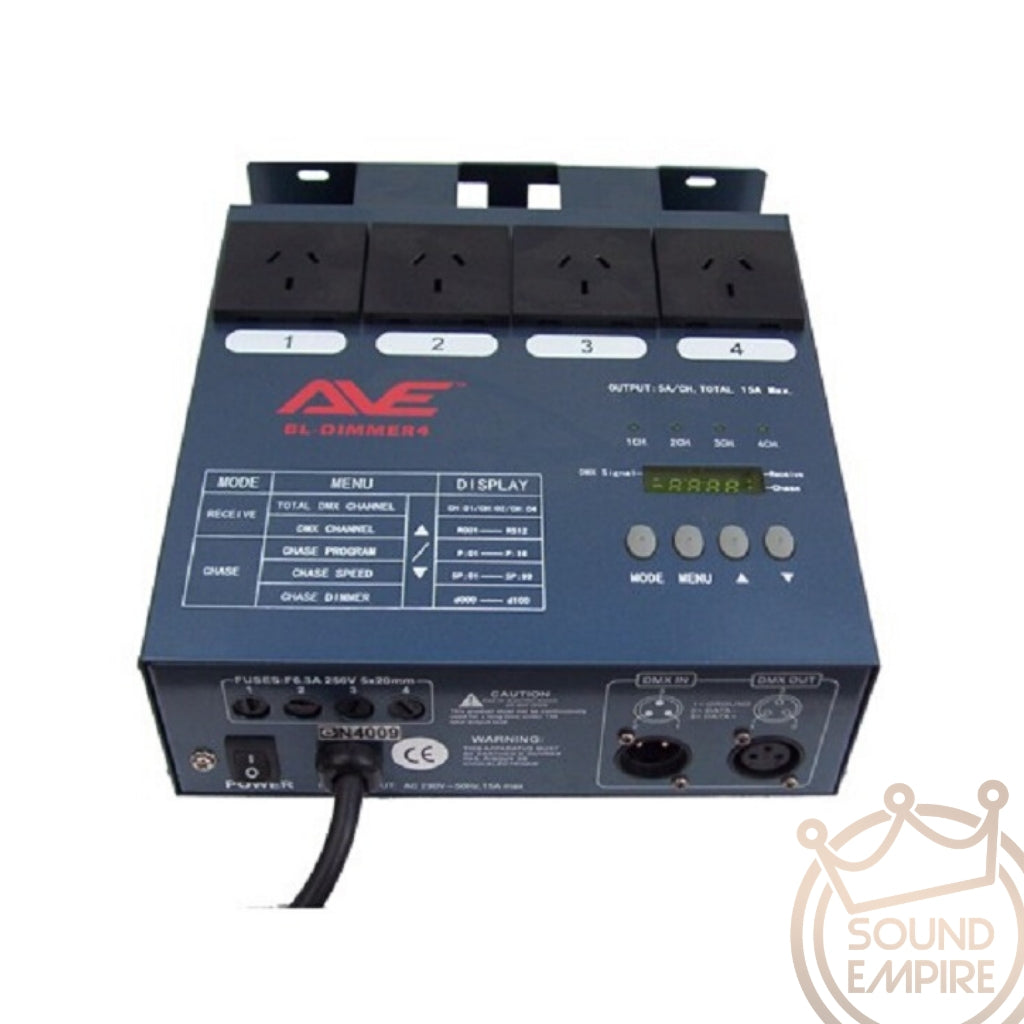 4 Channel DMX Dimmer – Sound Empire Hire