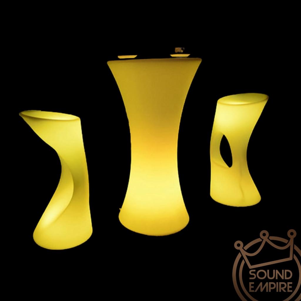 Cocktail Table & Bar Stool Set – Sound Empire Hire