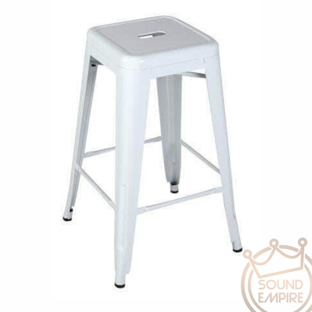 White Tolix Stool – Sound Empire Hire